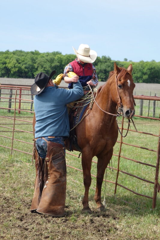 Cowboy Dads and Their Little Buckaroos Learning The Ropes – Flunking Family